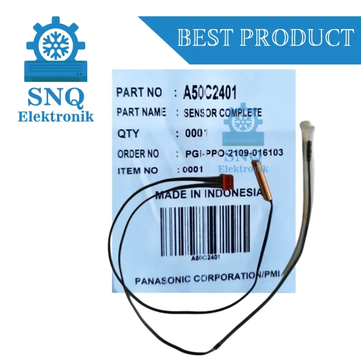 Thermistor AC Panasonic ORIGINAL - Termis Original AC Panasonic - Sensor Suhu AC Panasonic 1/2 ...