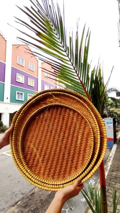 READY STOK Nyiru Tampi Beda Badang Rotan Rattan Anyaman Tradisional ...