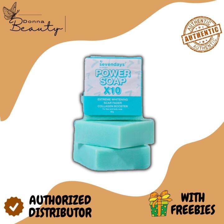 Sevendays by Herskin Power Soap x10 with freebie | Lazada PH