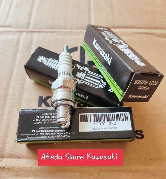 Busi C6HSA Motor Kawasaki Athlete - Kaze ZX - Edge - KLX 125 - KLX 150 ...