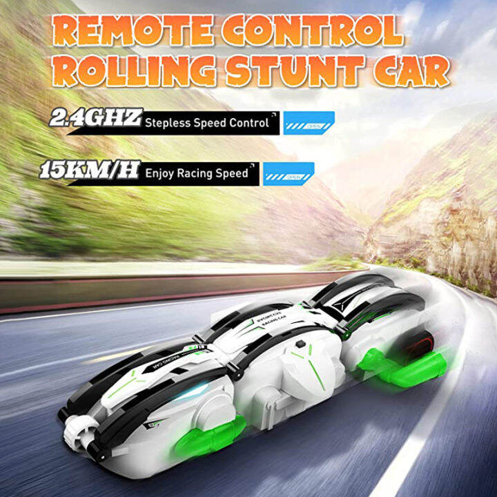 รถโรลลิ่ง RC Mobil Remote Control อัปเกรดมอเตอร์ความเร็วสูงสี่ล้อ2.4กิ ...