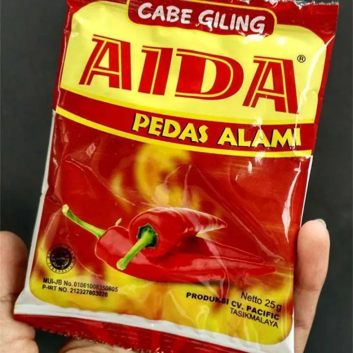 Cabe Giling AIDA / Bubuk Cabe Aida Kemasan 25gram | Lazada Indonesia