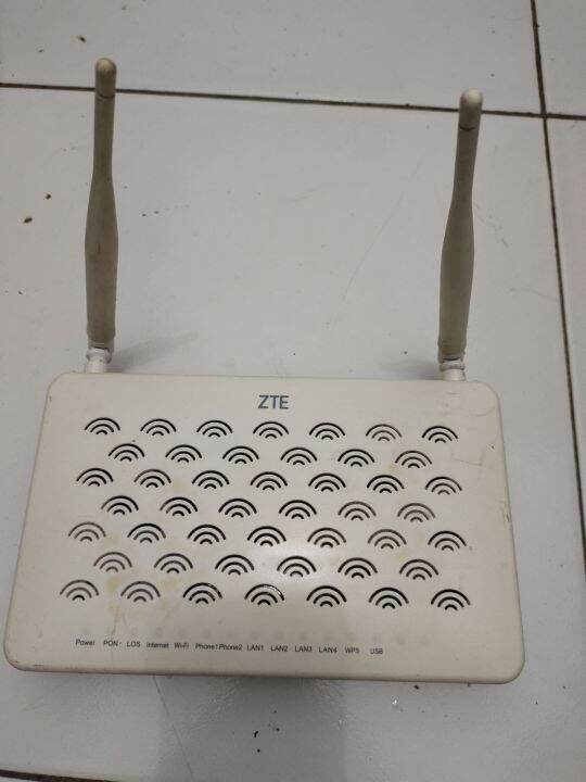 ZTE GPON ONT ZXHN F609 tanpa Adaptor kondisi rusak | Lazada Indonesia