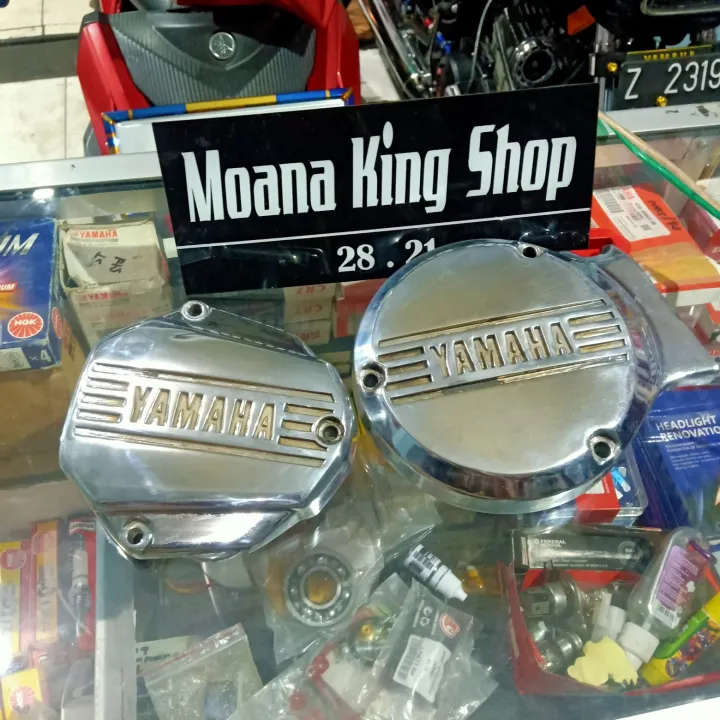 COVER TUTUP BAK KALTER TUTUP BAK KOPLING KANAN KIRI YAMAHA RX KING ...