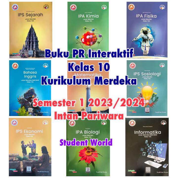 Buku PR Interaktif kelas 10, 2023/2024 Semester 1, Kurikulum Merdeka, Intan Pariwara | Lazada ...