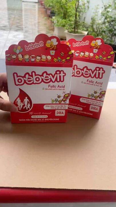 Bebevit Polic Acid bổ sung sắt và các thành phần cần thiết trong quá ...