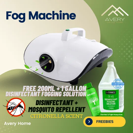 Disinfectant Spray Fog Sanitizing Machine Free Disinfectant Solution ...