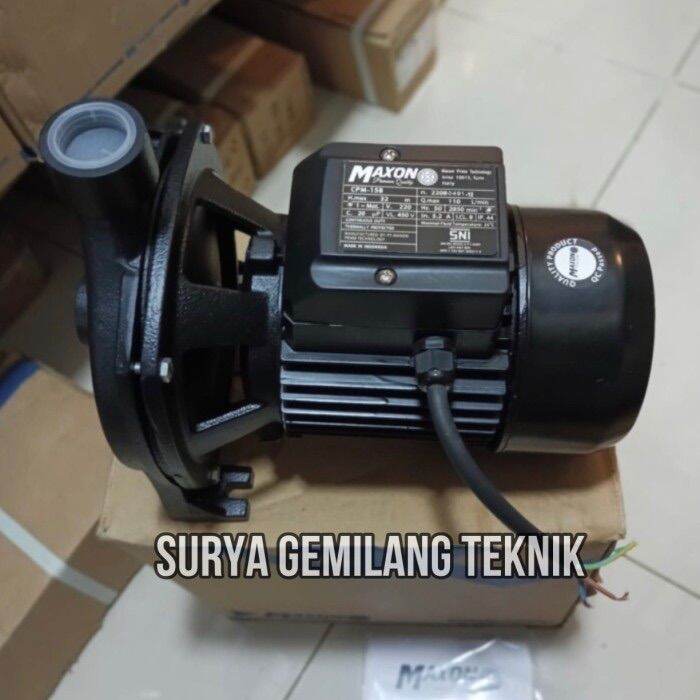 Pompa Centrifugal MAXON CPM 158 1" X 1" 220V 1HP Pompa Air Transfer ...