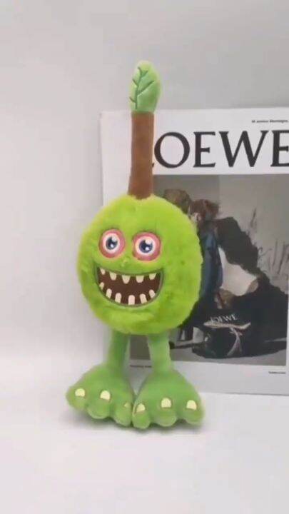 30cm My Singing Monsters Wubbox Plush Toys Green Furcorn Stuffed Dolls ...