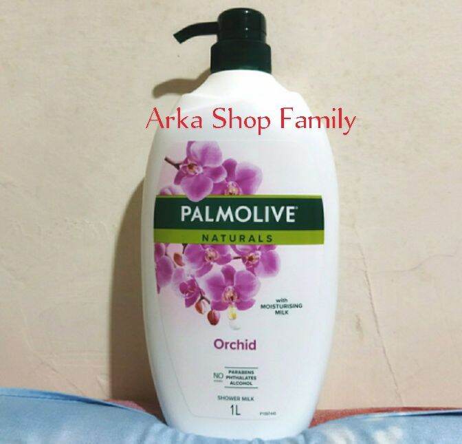 PALMOLIVE Naturals Milk Orchid Shower Gel 1L Sabun Mandi Cair Botol ...
