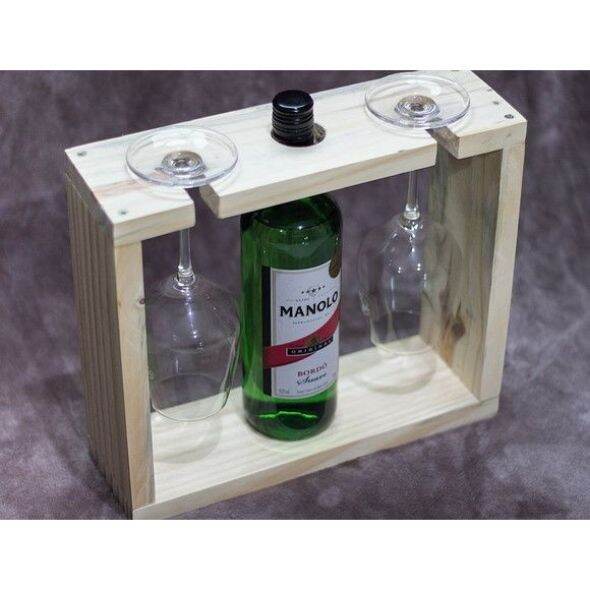 RAK KOTAK BOTOL WINE DAN GELAS KAYU JATI BELANDA RAK KOTAK MINUM HIASAN ...