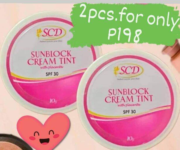 SCD Sunblock Cream Tint with Placenta SPF30 (10g) | Lazada PH