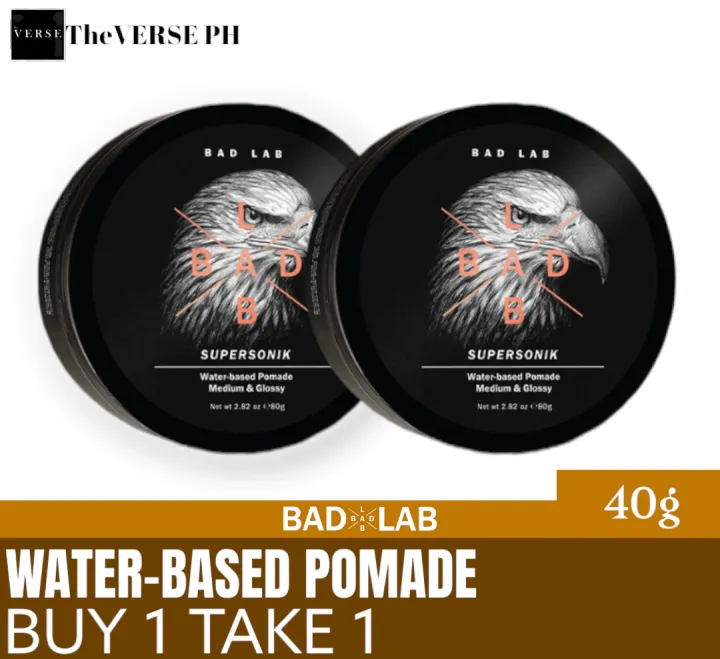 Bad Lab BUY 1 TAKE 1 Men's Grooming Supersonik Water-Based Pomade (40g ...