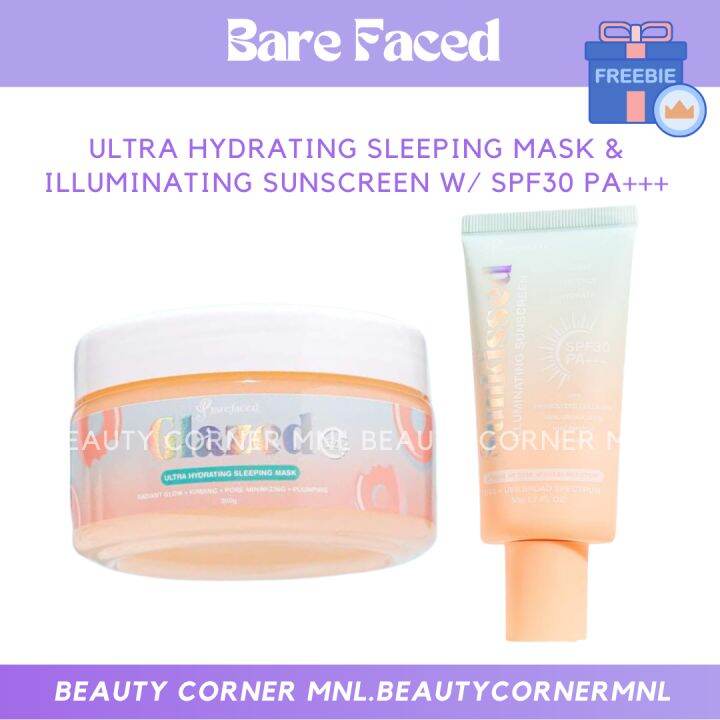 Barefaced Glazed Ultra Hydrating Mask 250g | Sunkissed Illuminating ...
