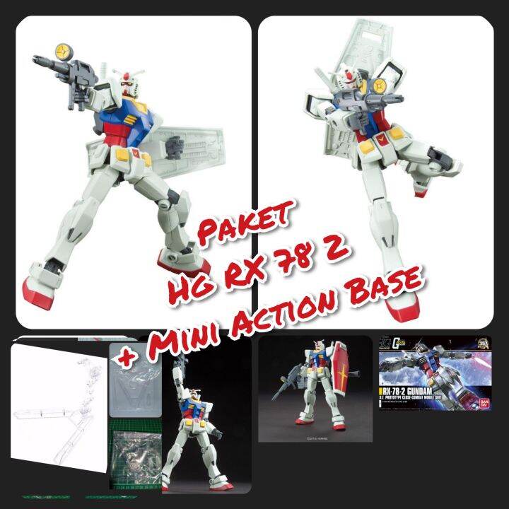 Gundam Bandai HG HGUC RX 78 2 1/144 Scale Gunpla Bandai | Lazada Indonesia