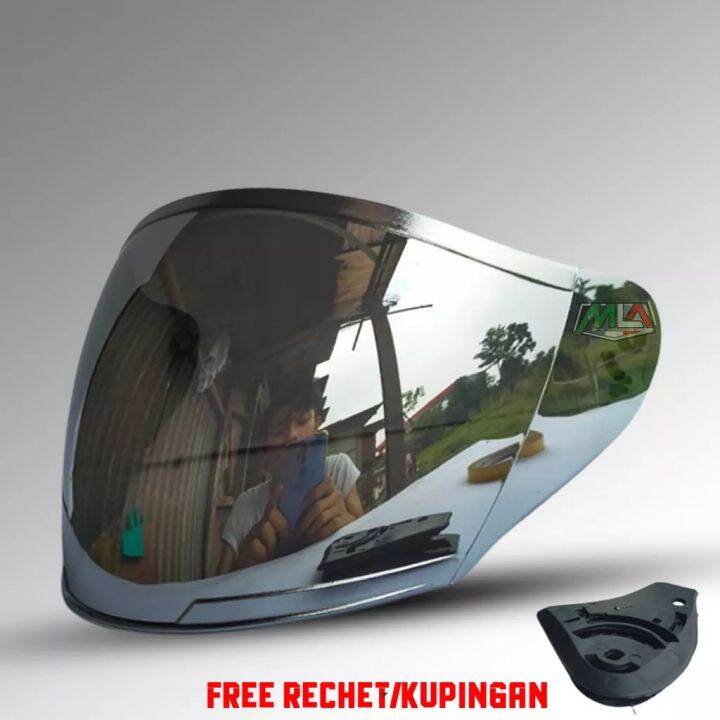 Kaca helm ink Centro/ KYT DJ maru/ KYT galaxy pelangi merek Inko ...