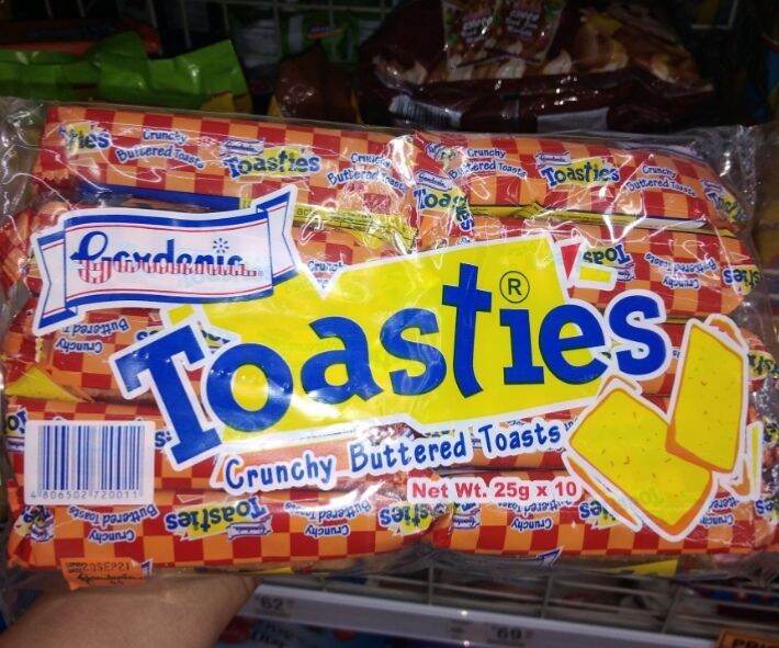 GARDENIA TOASTIES, CRUNCHY BUTTERED TOASTS 25g. 10pcs.pack | Lazada PH