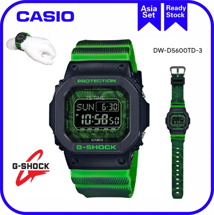 G*SHOCK Time Distortion Series of retro digital watches DW-D5600TD-3DR ...