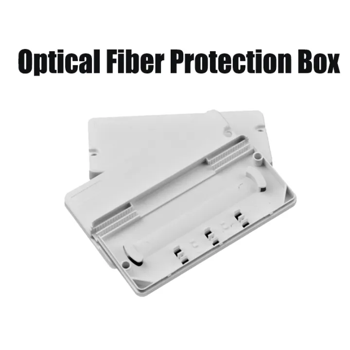 10PCS Fiber Optic Covered Fiber Protection Box FTTH Fiber Protection ...