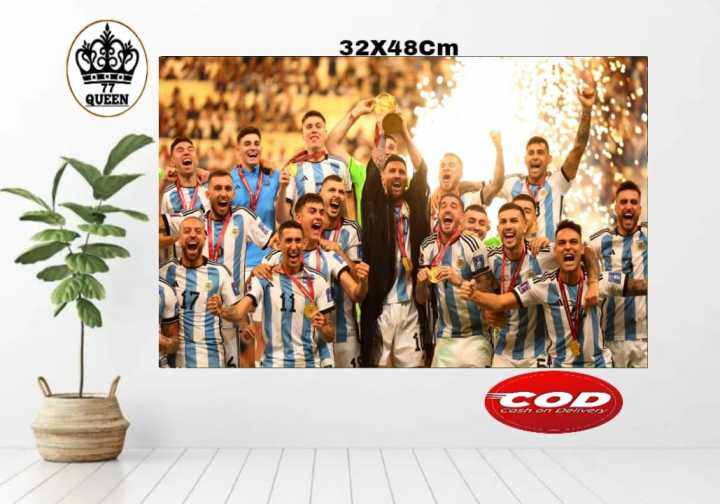 POSTER TEMA TIMNAS ARGENTINA/POSTER DINDING TIMNAS ARGENTINA/POSTER ...