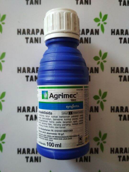Insektisida Agrimec 18EC 100 ml bahan aktif abamektin (abamectin) 18 g ...