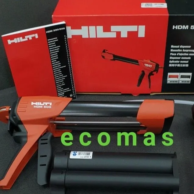 HILTI HDM500 - MANUAL DISPENSER C/W CARTRIDGE HOLDER ( For 500ml Hilti ...