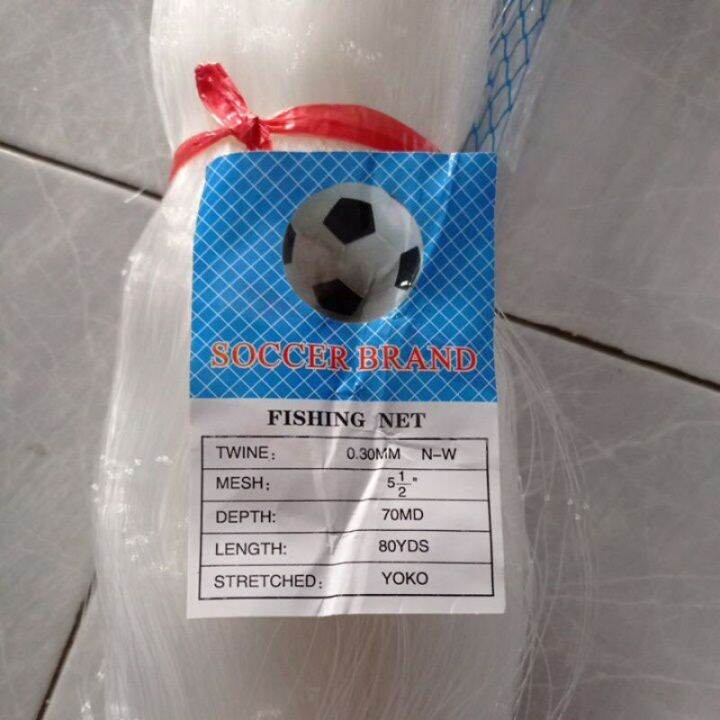 jaring ikan bawal 5½ inchi 0.30 70md/80yds Yoko jaring nelayan pukat ...