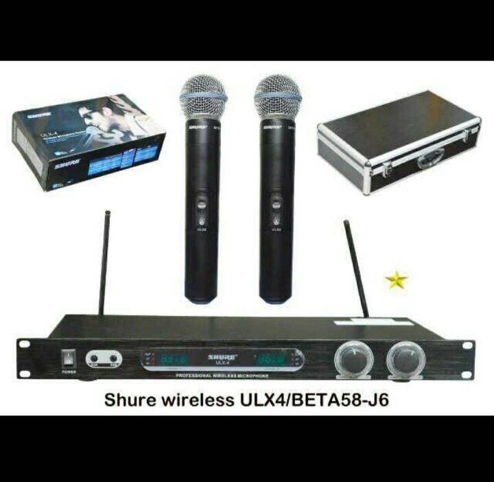 Mic Wireless SHURE ULX4/ULX 4 Microphone Handheld | Lazada Indonesia