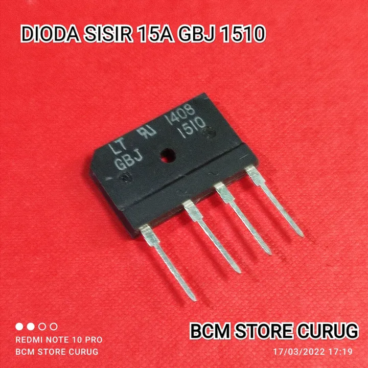 DIODA SISIR 15A GBJ 1510 DIODE 15A 1000V | Lazada Indonesia