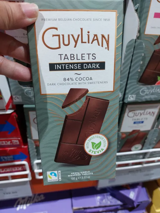 Guylian Belgian Intense Dark 84% KETO APPROVED STEVIA SWEETENER No ...