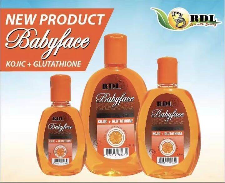 RDL Baby Face Facial Cleanser with KOJIC+GLUTATHIONE | Lazada PH
