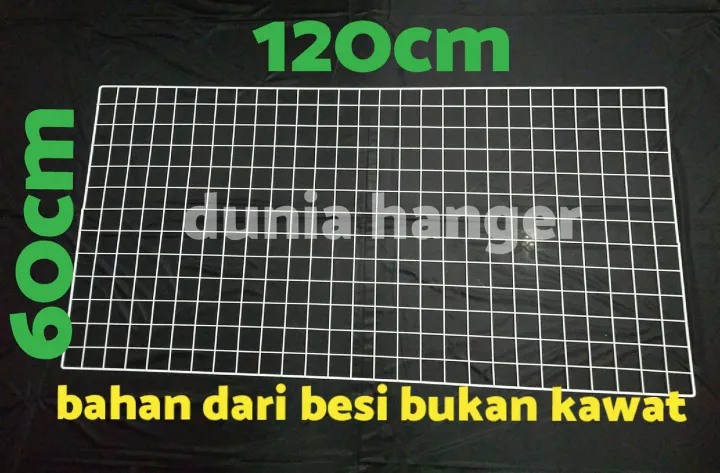 Jaring ram besi PUTIH gantungan aksesoris ukuran 60x120 cm | Lazada ...
