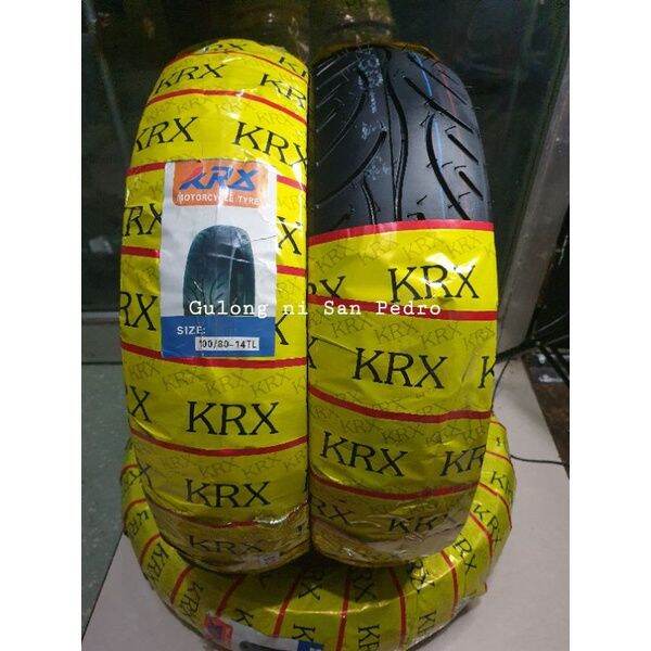 KRX TUBELESS 8PR TIRE 100/70-14, 110/70-14, 100/80-14,110/80-14, 140/70-14, 140/80-14 | Lazada PH