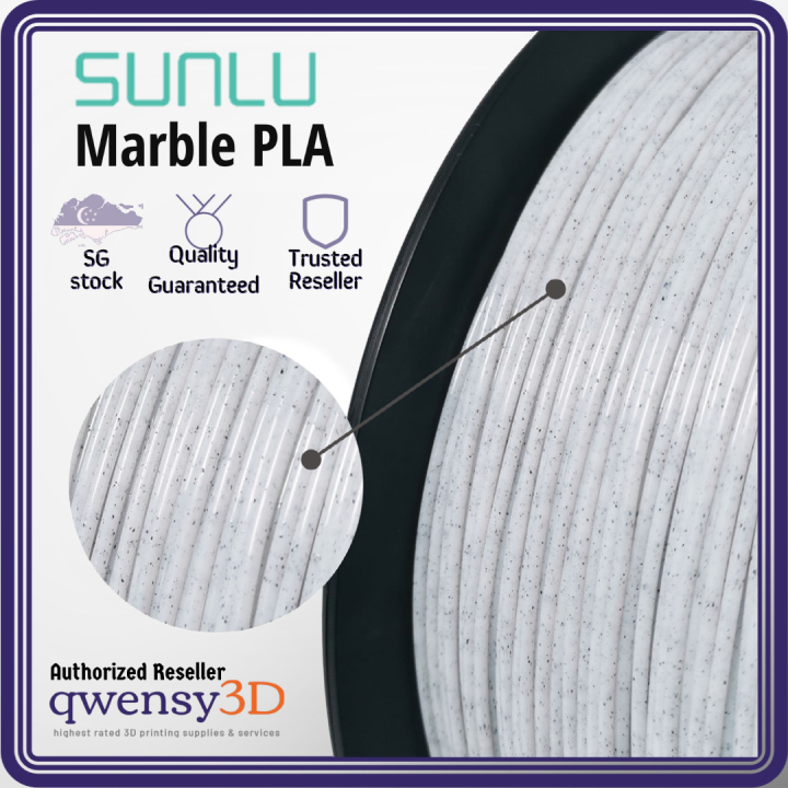 Sunlu MARBLE PLA Filaments - High-Quality 3D Printing Filament with ...
