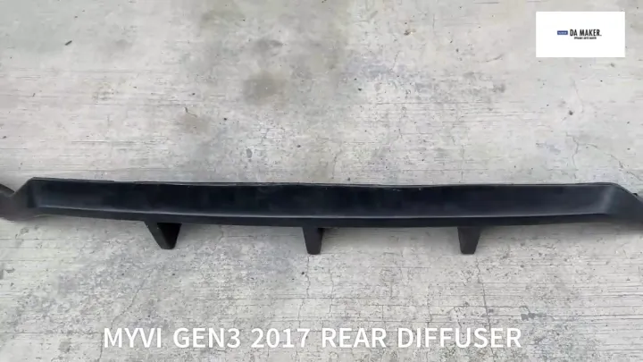【Ready Stock】PERODUA MYVI GEN3 REAR DIFFUSER (PUR) 2017 2018 2019 2020 ...
