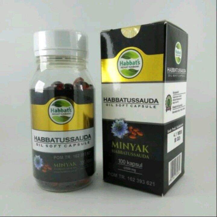 (habbatś) habbatussauda blackseed oli น้ำมันเทียนดำล้วนชนิดซอฟเจลบรรจุ ...