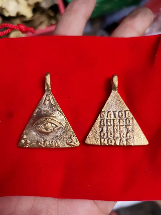 Trespico Sator Medalyon (Blessed for protection) | Lazada PH