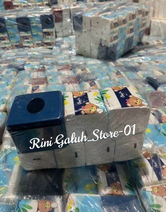 Tisue Clean Plus Facial Tisue Pop Up 200S Bonus kotak dispenser Tisue ...