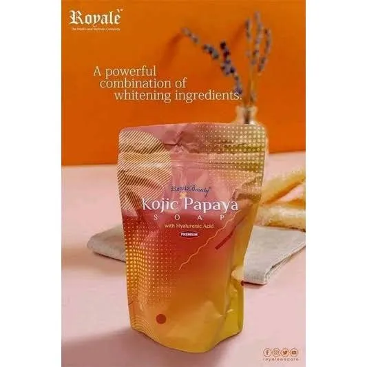 Royalè Beauty Kojic Papaya Soap with Hyaluronic Acid | Lazada PH
