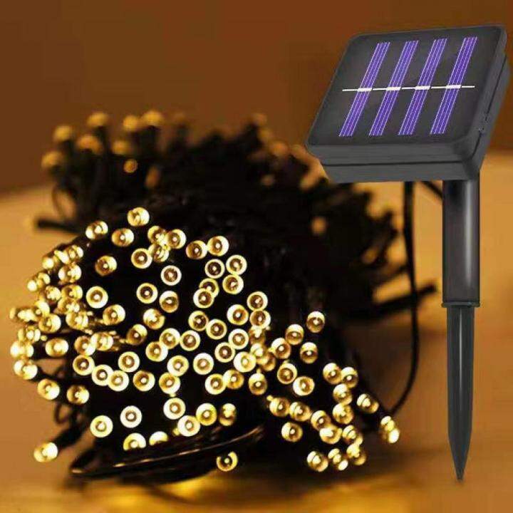 [In Stock]CBLUE Christmas Solar String Light 100LED 12M Fairy Light ...