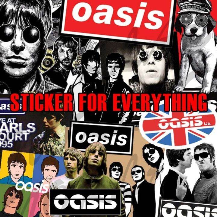 Sticker Oasis 🎸สติ๊กเกอร์วง สติ๊กเกอร์ติดรถ ติดกระจก ติดวัสดุผิวเรียบ ...