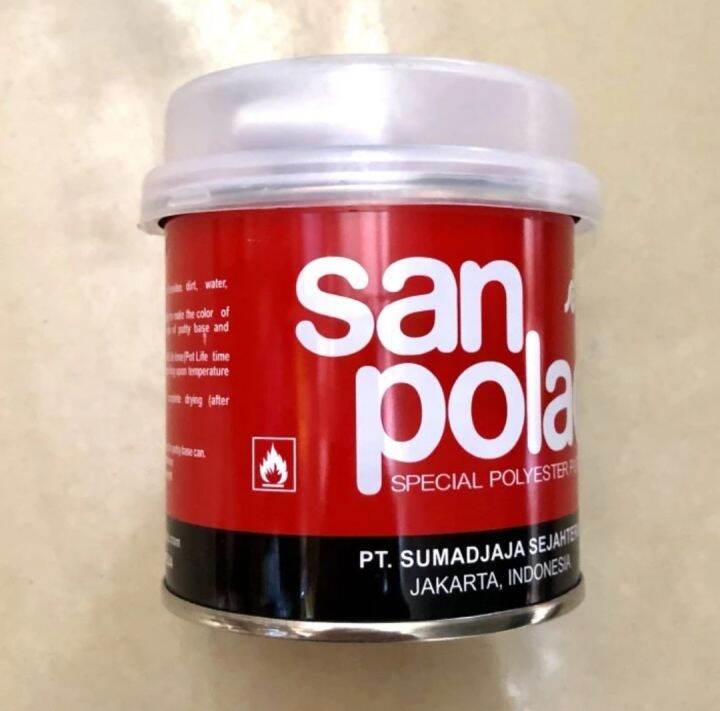 Dempul Besi / Kayu Dempul Mobil motor Sanpolac 200 gram | Lazada Indonesia