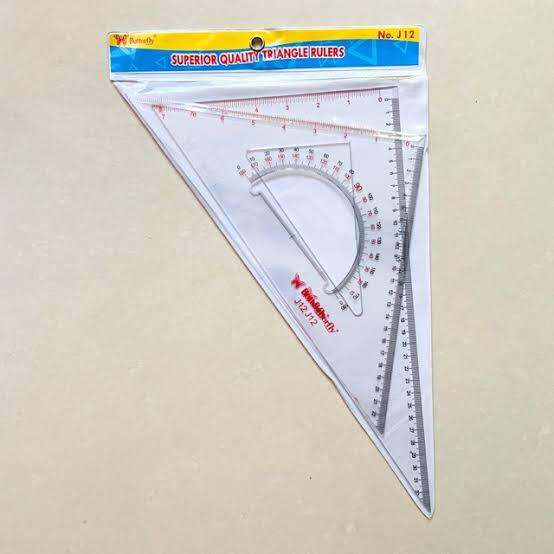 PENGGARIS SEGITIGA NO J12 1 SET BUTTERFLY | Lazada Indonesia