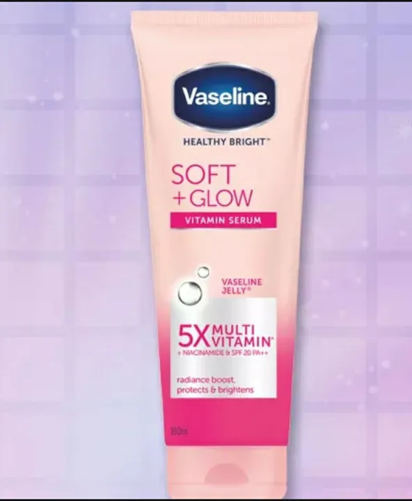 Vaseline healthy bright soft + glow 100ml | Lazada Indonesia