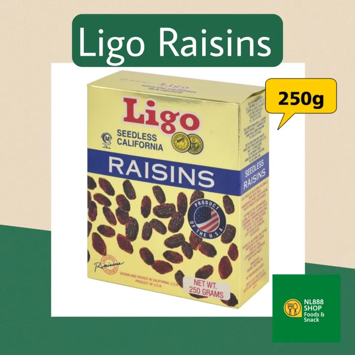 Ligo Seedless California Raisins ลิโก้ ลูกเกด 250g | Lazada.co.th