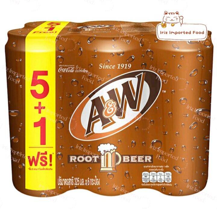 เอ แอนด์ ดับบิว น้ำรูทเบียร์แพค A&W Root Beer Drink Pack6 | Lazada.co.th
