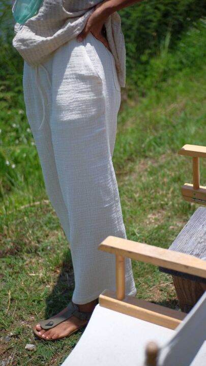 Palit Cotton pant (Natural color) | Lazada.co.th