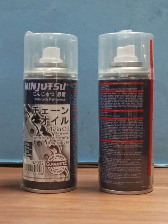 Samurai Paint Ninjutsu Chain Oil (CHAIN LUBE) NZ002 Pelumas rantai minyak rantai samurai nz002 ...
