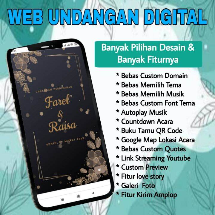 Undangan Digital Website Pernikahan | Undangan Digital Web | Lazada ...