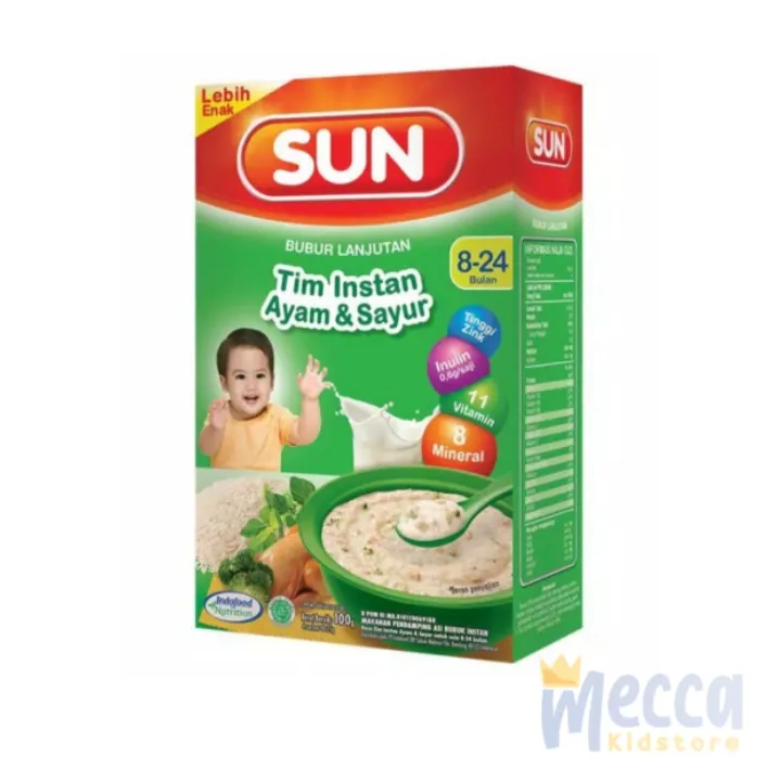 sun bubur tim rasa ayam dan sayur kemasan 100gr | Lazada Indonesia